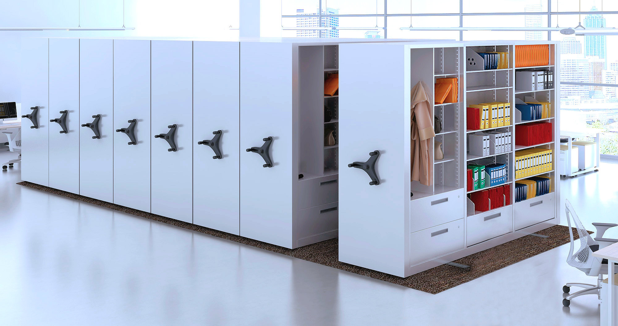 High Density Shelving | Texas | Interior Storage Solutions